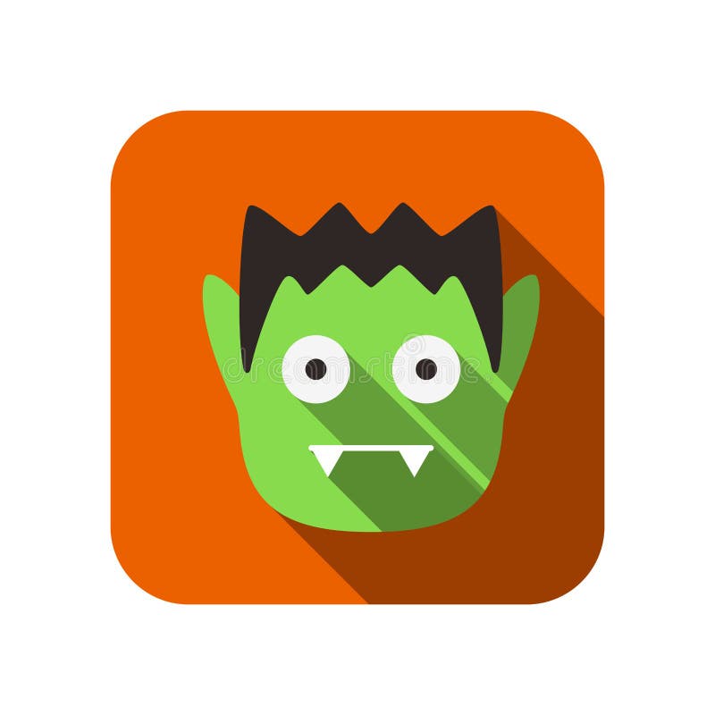 Vampire Icon, Halloween Flat Icon Design Vector Illustration Stock Illustration - Illustration ...