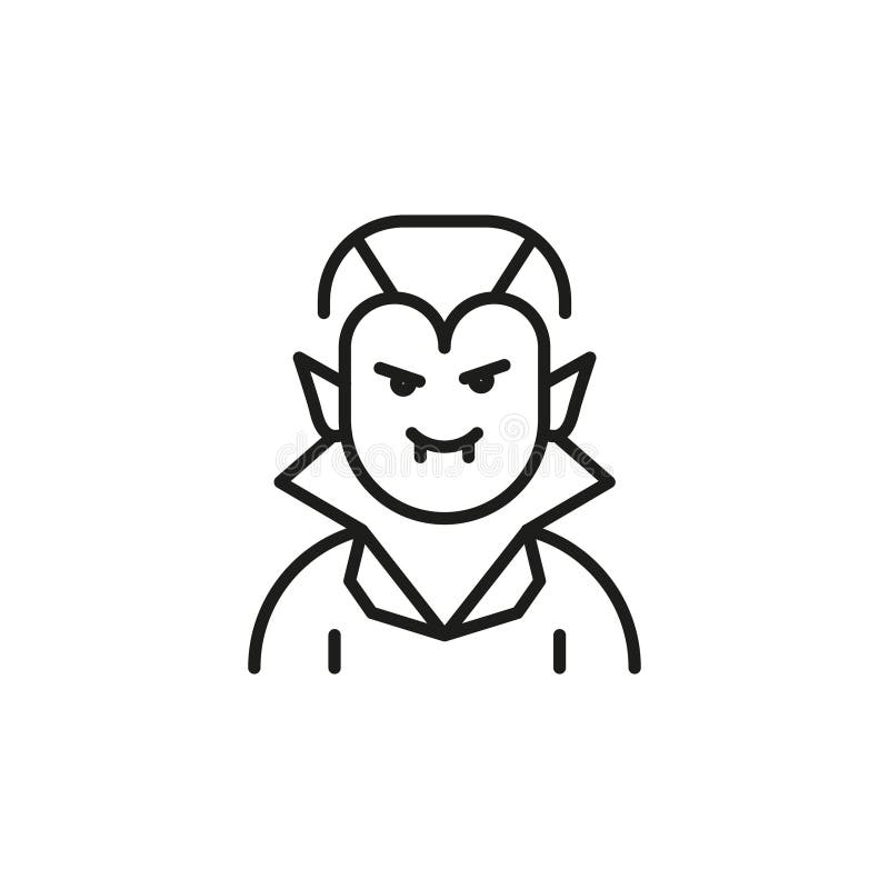 Vampire Icon stock vector. Illustration of witch, mystical - 324849971