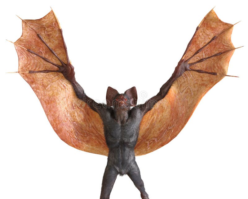 Vampire Isolated in White Background 3d Illustration Stock Illustration ...