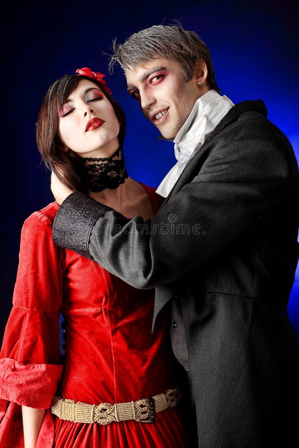 Vampire love stock photo. Image of lover, male, medieval - 13866204