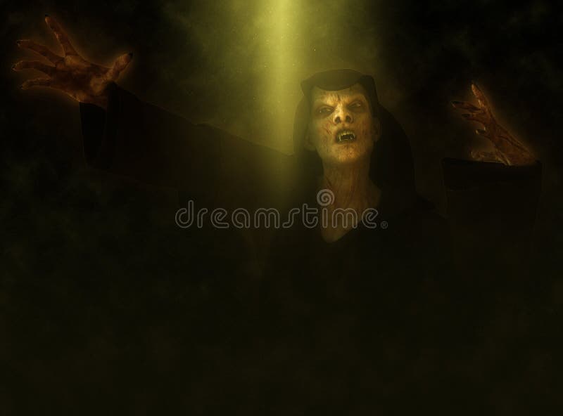 3D Illustration Vampire Monster Stock Illustration - Illustration of ...