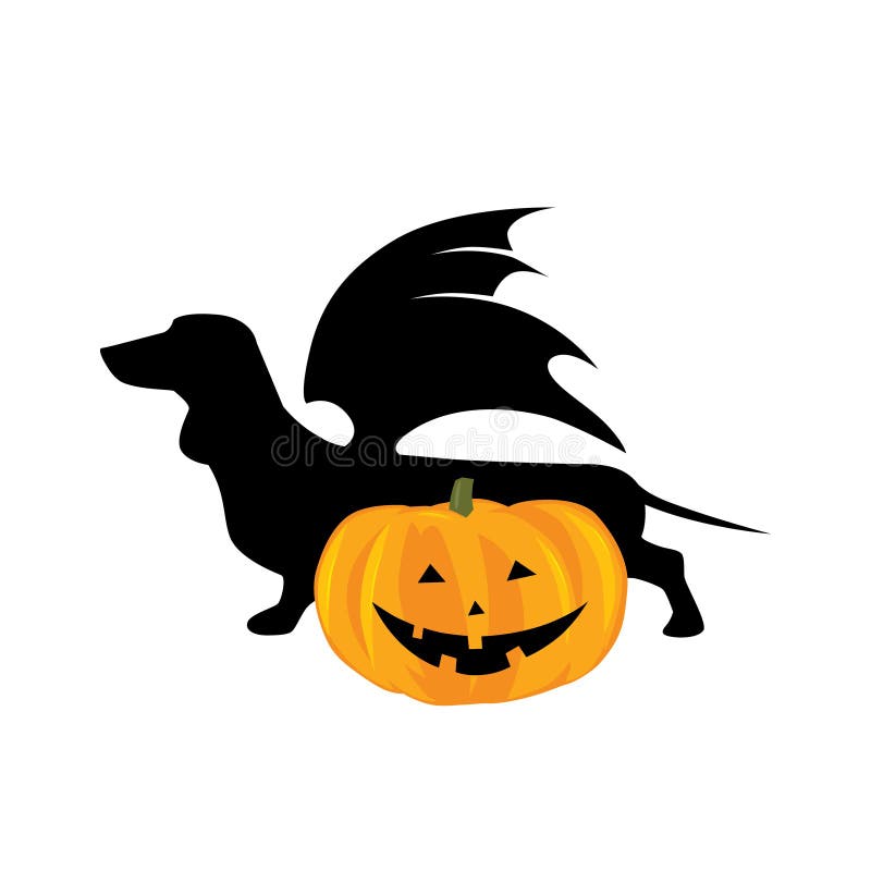 Vampire puppy stock vector. Illustration of autumn, launch - 125989418