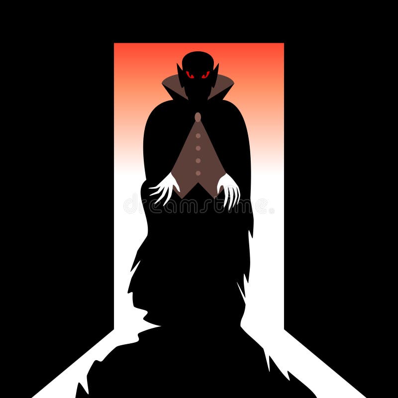 Vampire stock vector. Illustration of bloodsucker, mystical - 71408036