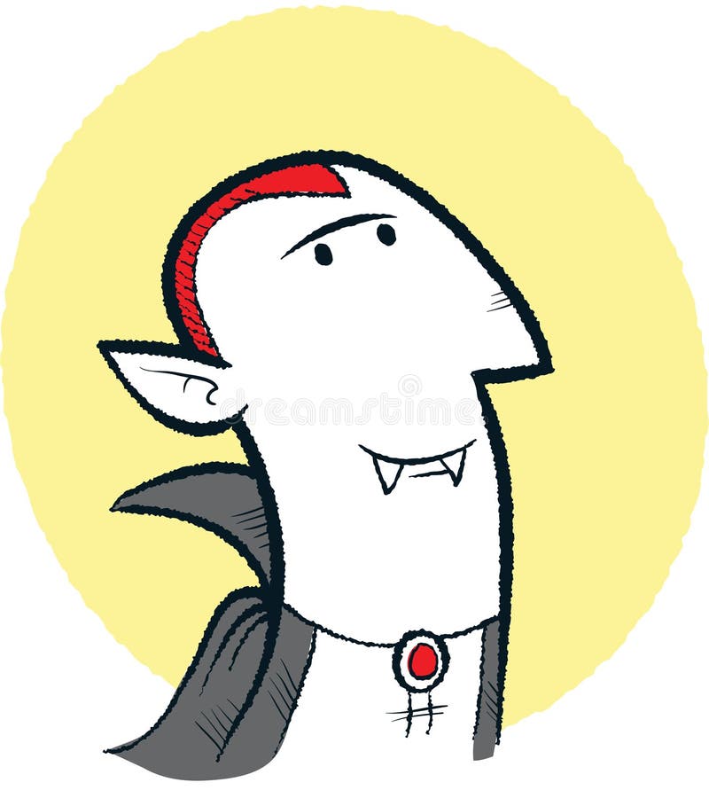 Vampire Smile stock illustration. Illustration of portrait - 41987056