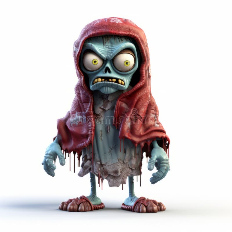Vampire Zombie 3d Rendering and Jpg Image on White Background Stock ...