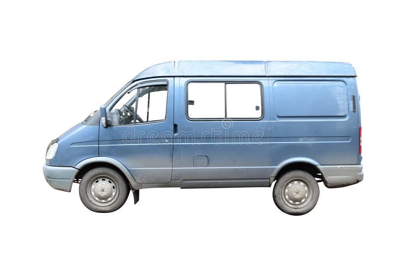 Blue Passenger Van stock image. Image of automotive, shuttle - 9418713