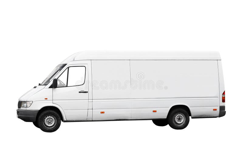 Blank white van stock image. Image of transport, transit - 31037667