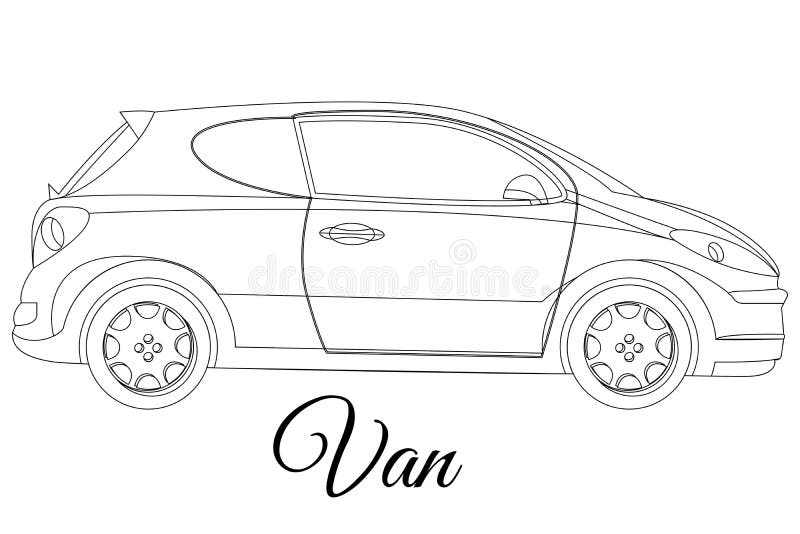 Car Body Type Outline Stock Illustrations – 176 Car Body Type Outline ...