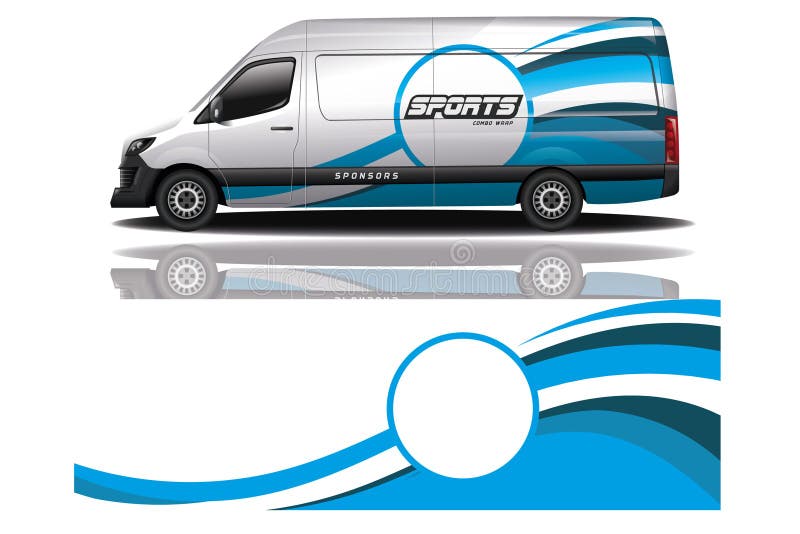 Vinyls & Decals for Car, Van,truck Racing Vehicle Graphics in Isolated ...