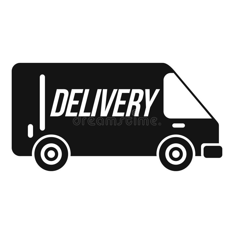 Van Car Delivery Icon Simple Vector. City Express Service Stock ...