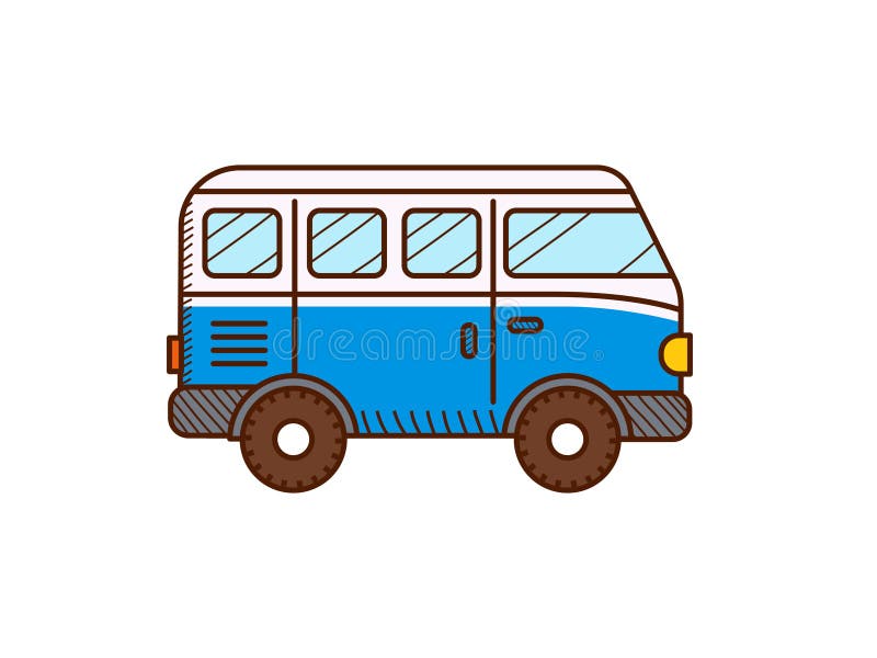 Combi Van Cartoon Stock Illustrations – 106 Combi Van Cartoon Stock ...