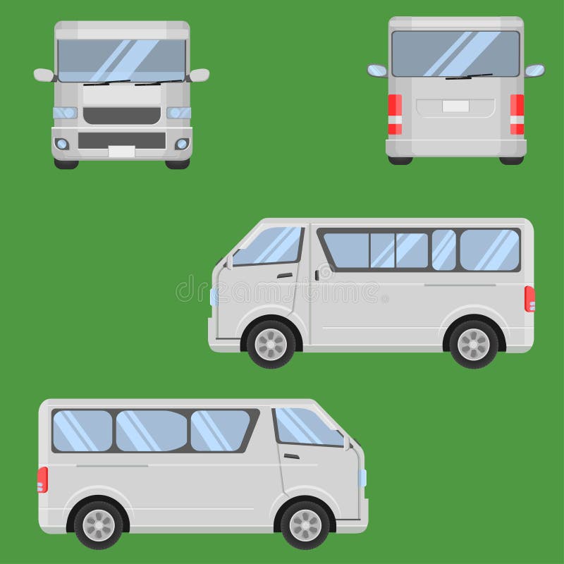 Van Car Transport Vector Illustration Eps10 Stock Vector - Illustration ...