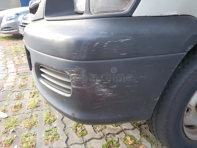 Van with damage stock image. Image of detail, panel - 295626725