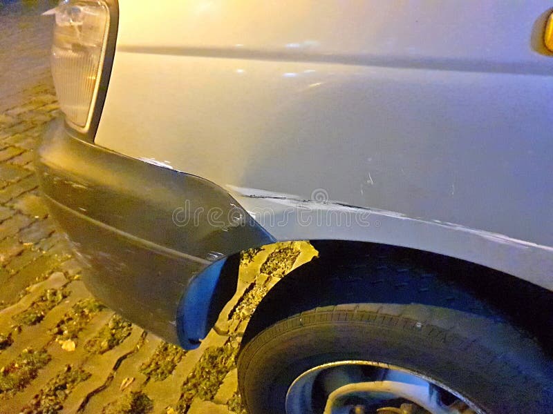 Van with damage stock image. Image of detail, scratch - 274977219