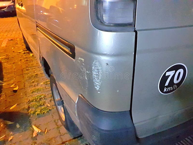 Van with damage stock image. Image of travel, corrosion - 285238793