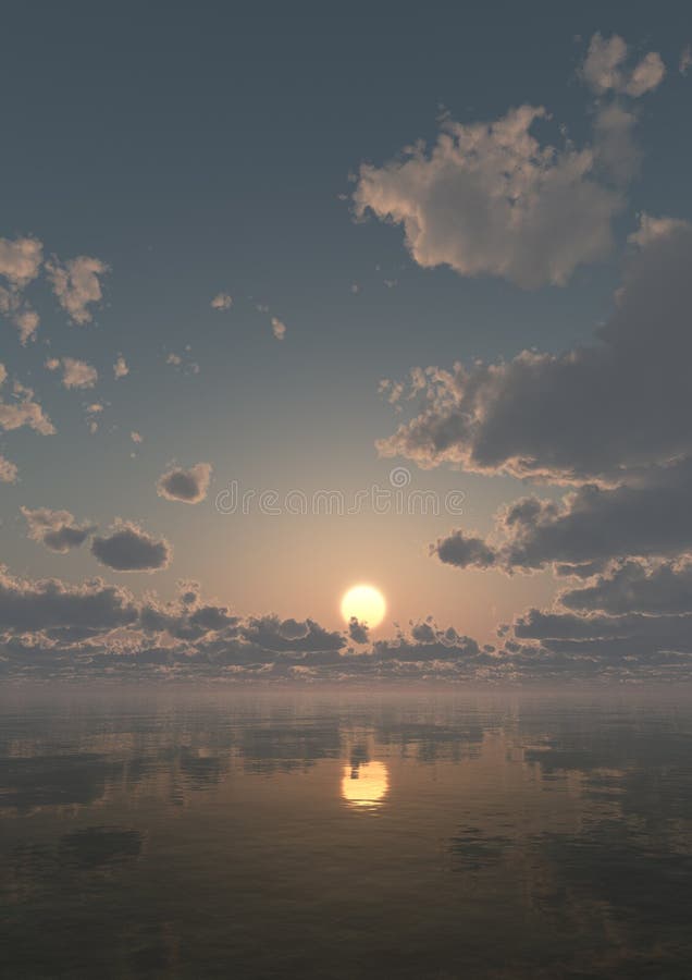 Van De Achtergrond Zonsondergang Verticaal Stock Illustratie ...