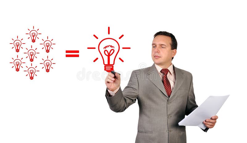 Bedrijfsformule tekenen stock foto. Image of commercieel - 28019632