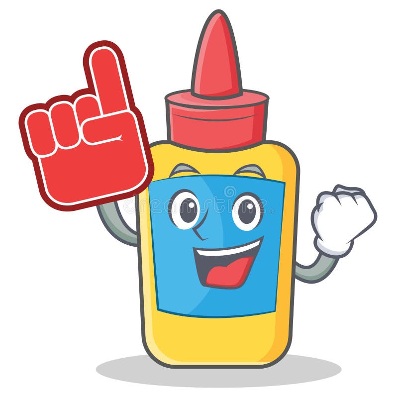 De fles van de lijm vector illustratie. Illustration of lijm - 1519525