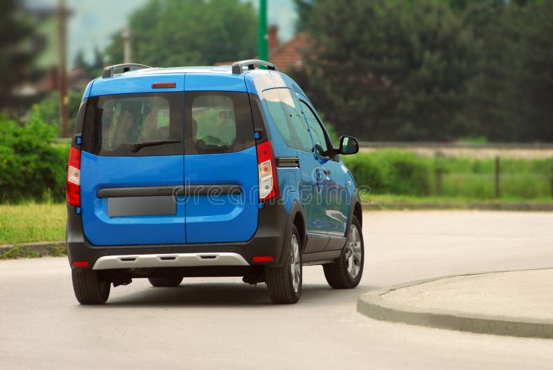 Van driving too fast stock photo. Image of luxury, spotlight - 94873506