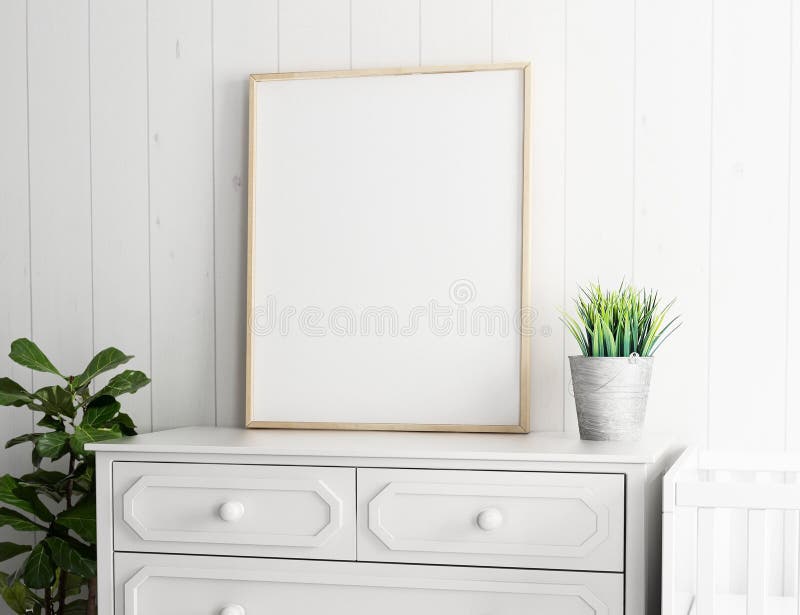 Van Het Het Kader Lege Model Van De Landschaps Het Horizontale Affiche ...