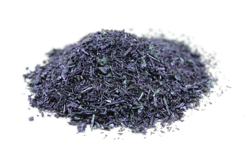Van Kaliumpermanganaatkristallen Stock Foto - Image of verbranding ...
