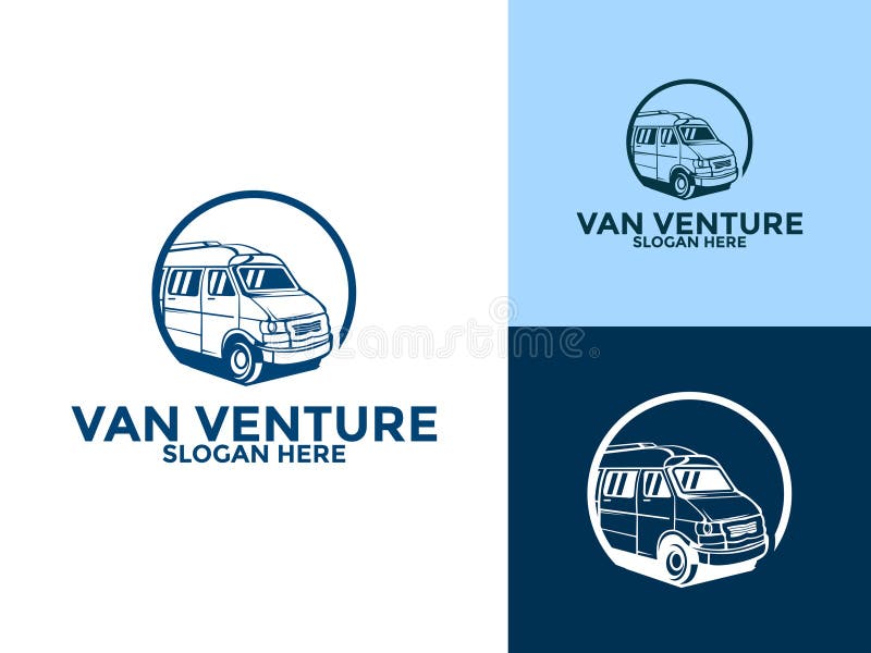Van Logo Vector, Mini Van Symbol Logo Template, Delivery and Logistic ...