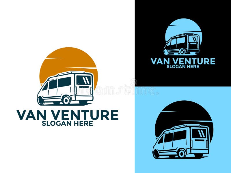 Van Logo Vector, Mini Van Symbol Logo Template, Delivery and Logistic ...