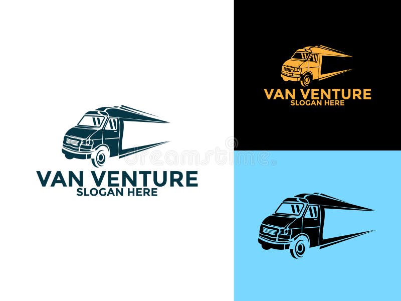 Van Logo Vector, Mini Van Symbol Logo Template, Delivery and Logistic ...