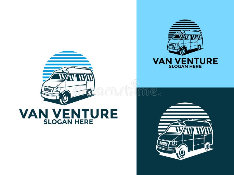 Van Logo Vector, Mini Van Symbol Logo Template, Delivery and Logistic ...