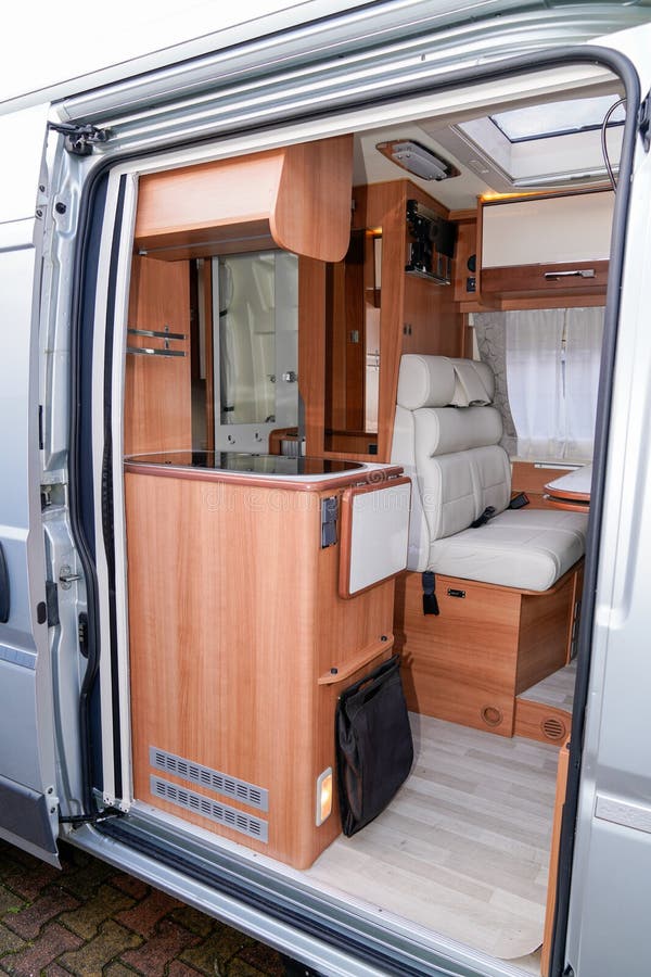 Van Modern Camper by a Professional Dealer Rv Vanlife Stock Image ...