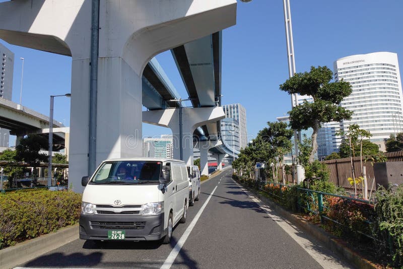 Van Running on Street in Tokyo Editorial Photo - Image of attraction ...