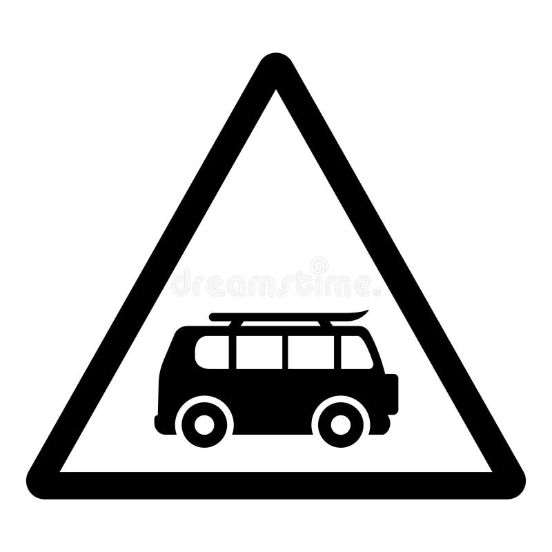 Van Symbol Sign,Vector Illustration, Isolate on White Background Label ...