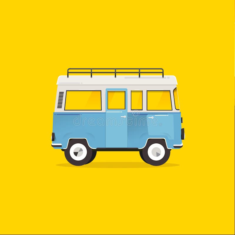 Volkswagen Transporter Isolated Stock Illustrations – 16 Volkswagen ...