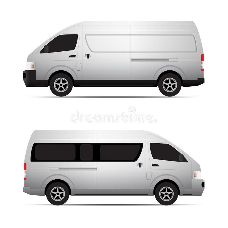 Van Transport Vector Concept Stock Vector - Illustration of provision ...