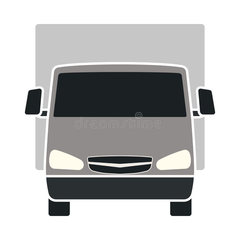 Van Truck Icon stock vector. Illustration of shipping - 197480569
