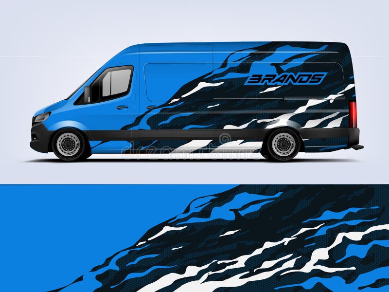 Van5 stock illustration. Illustration of blue, design - 293119661