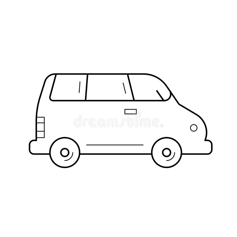 Line Drawing Minibus Stock Illustrations – 231 Line Drawing Minibus ...