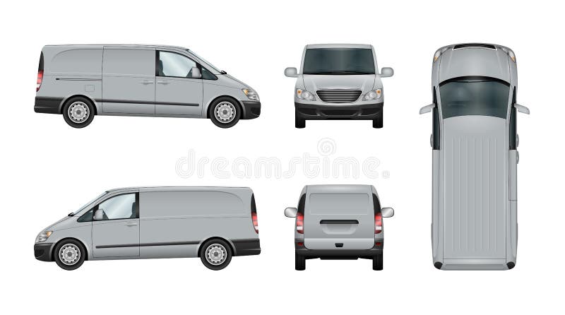 Car Van Drawing Outlines Not Converted To Objects Stock Vector ...
