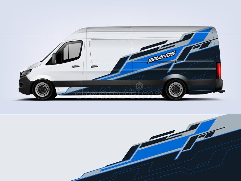 Van5 stock vector. Illustration of ready, company, print - 293119937