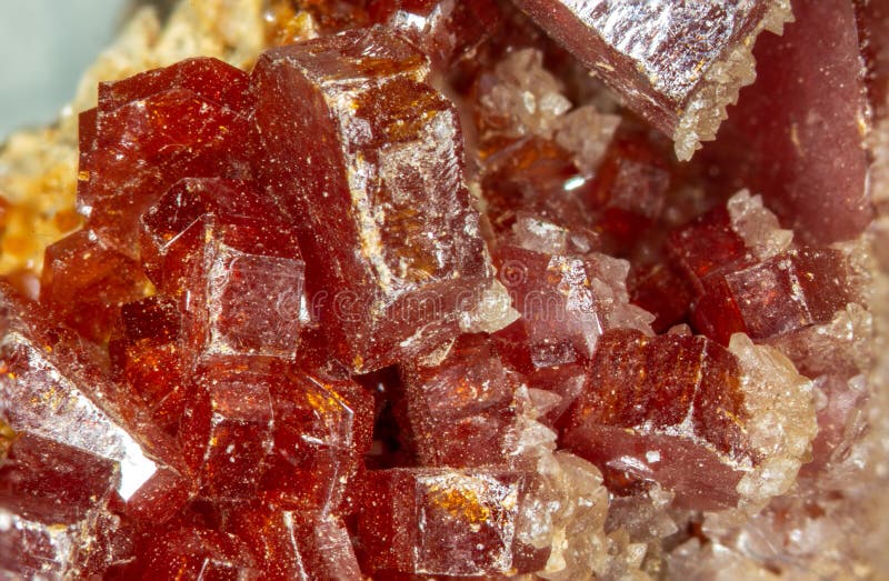 Vanadite Minerals Under the Microscope Stock Photo - Image of vanadium ...