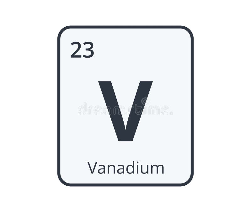 Vanadium Symbol Stock Illustrations – 308 Vanadium Symbol Stock ...