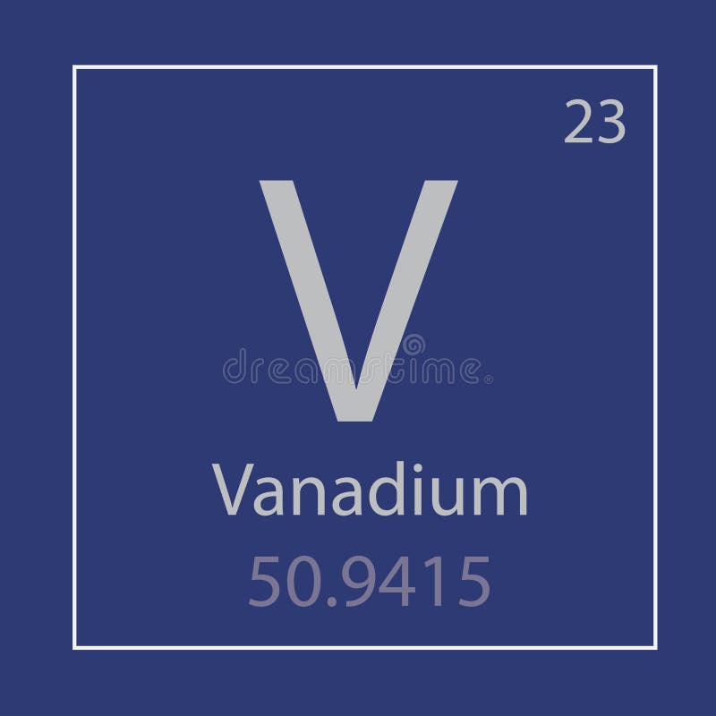 Vanadium Illustration Stock Illustrations – 307 Vanadium Illustration ...