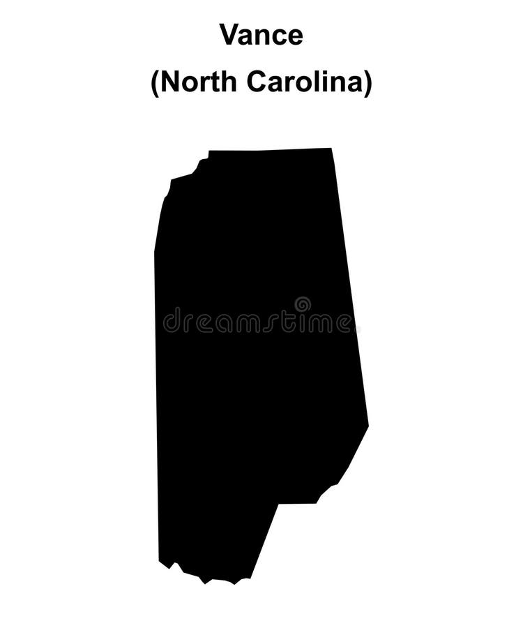 Vance outline map stock vector. Illustration of vector - 361724106