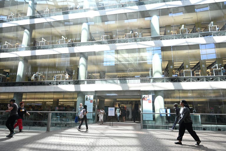 Vancouver, BC, Canada - August 15, 2023: the Vancouver Public Library ...
