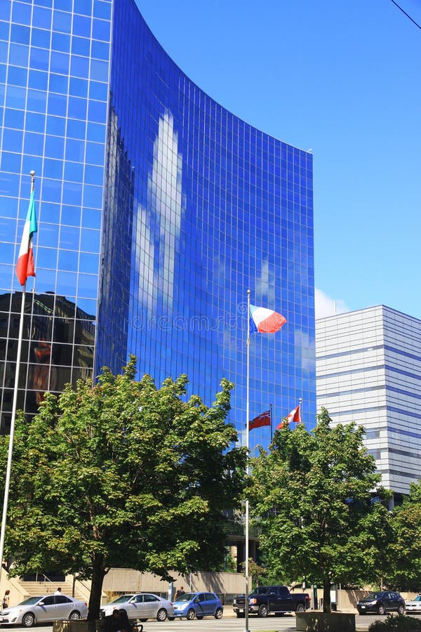 Toronto Building - Canada stock photo. Image of flags - 81502358