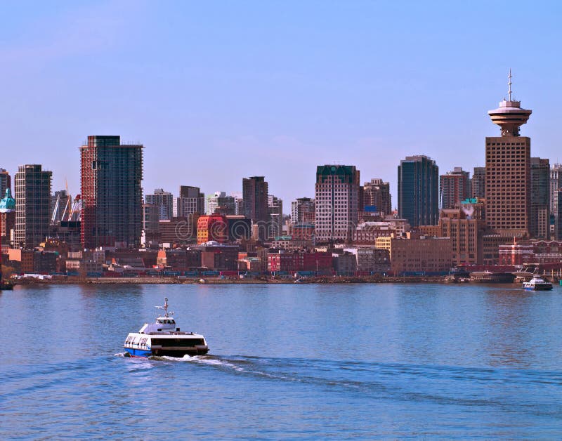 Vancouver Canada cityscape stock image. Image of road - 19167563