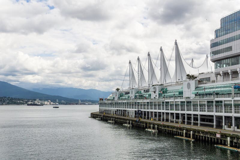VANCOUVER, CANADA - MAY 15, 2020: View To the Canada Place Ocean and ...