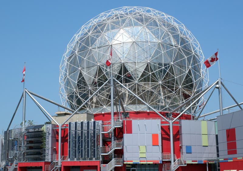 Vancouver, Canada 03.23.2024 Views of the Landmark Science World ...