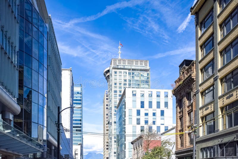 Vancouver, City in Canada, Buildings Editorial Stock Photo - Image of ...