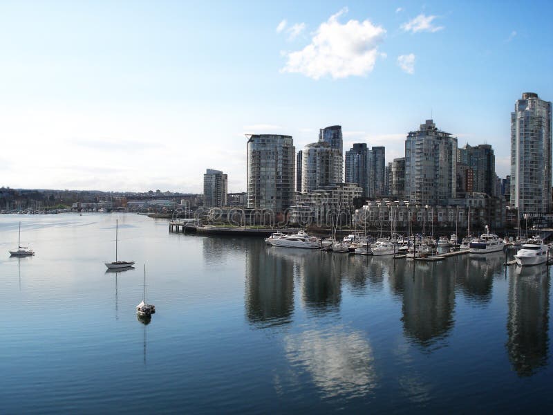 Vancouver City View stock image. Image of city, water - 16404233